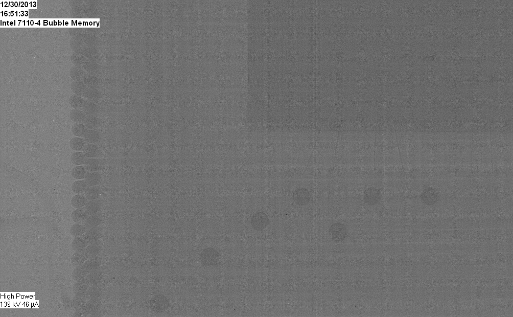 CPU-World.com forums :: View topic - Intel 7110 Bubble Memory X-Ray Picture