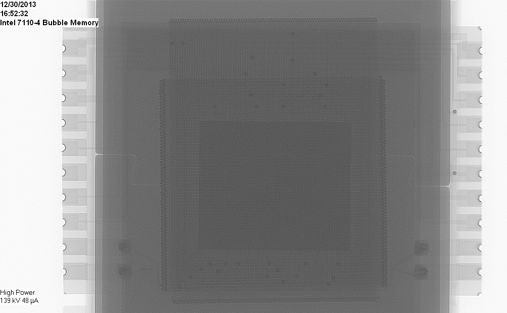 CPU-World.com forums :: View topic - Intel 7110 Bubble Memory X-Ray Picture